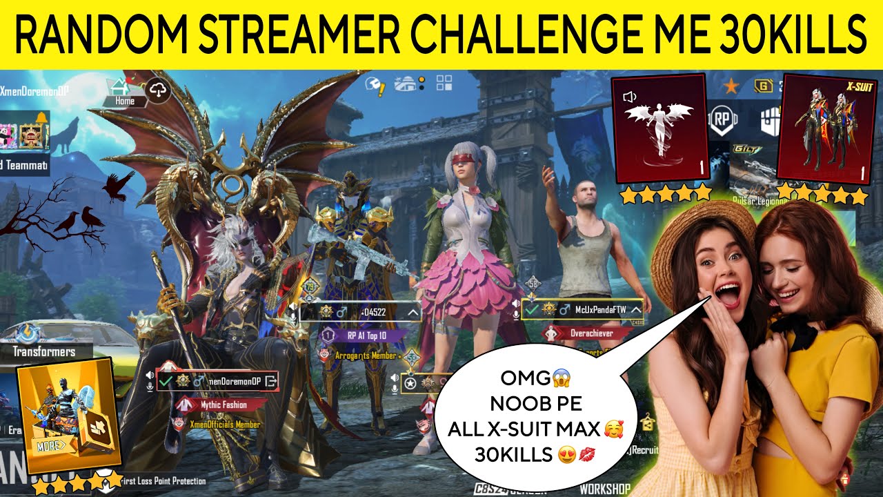 STREAMER🥰GOT PRANKED ON STREAM CHALLENGE😱ME FOR 30 KILLS SHOCKED🤯 AFTER ...