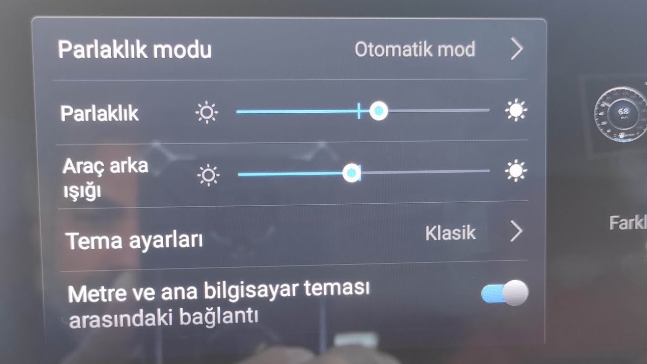 Chery Omoda5_Medya ve Ana Ekran Parlaklık Ayarı Nasıl Yapılır? Hafızaya ...