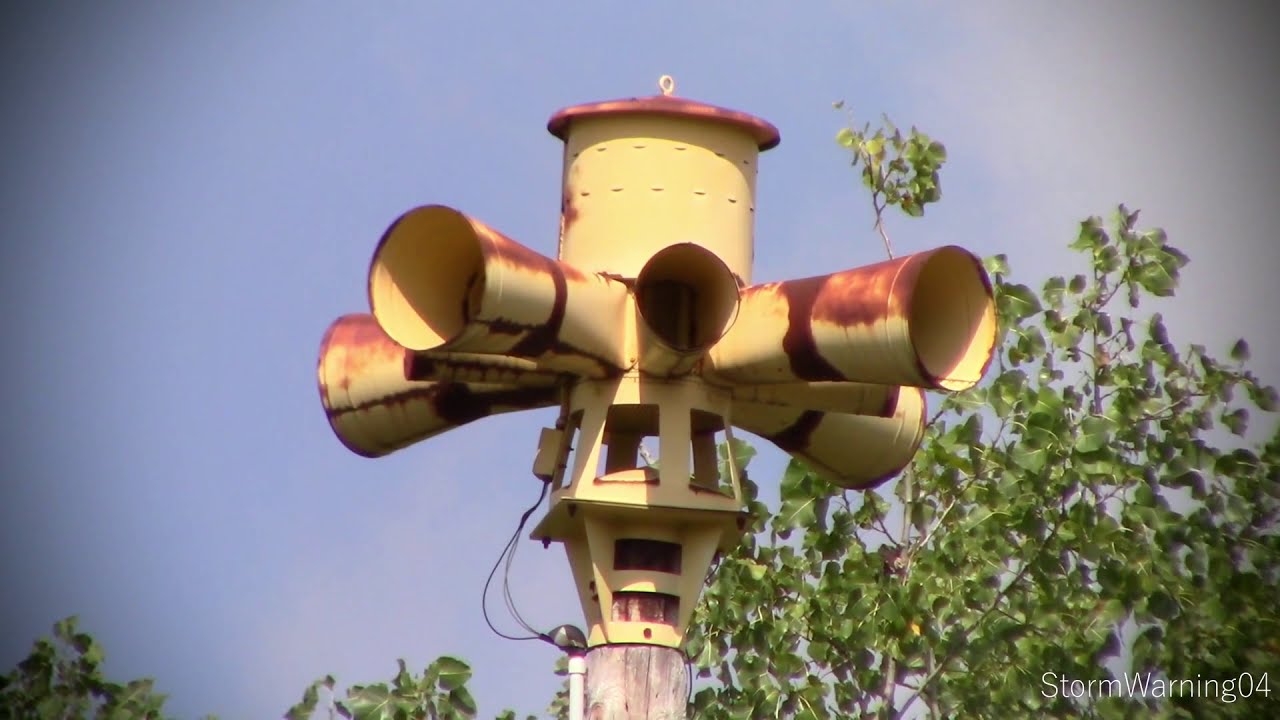 Sentry 10V Siren Test (Attack) - Oberlin, OH 8/14/19 - YouTube