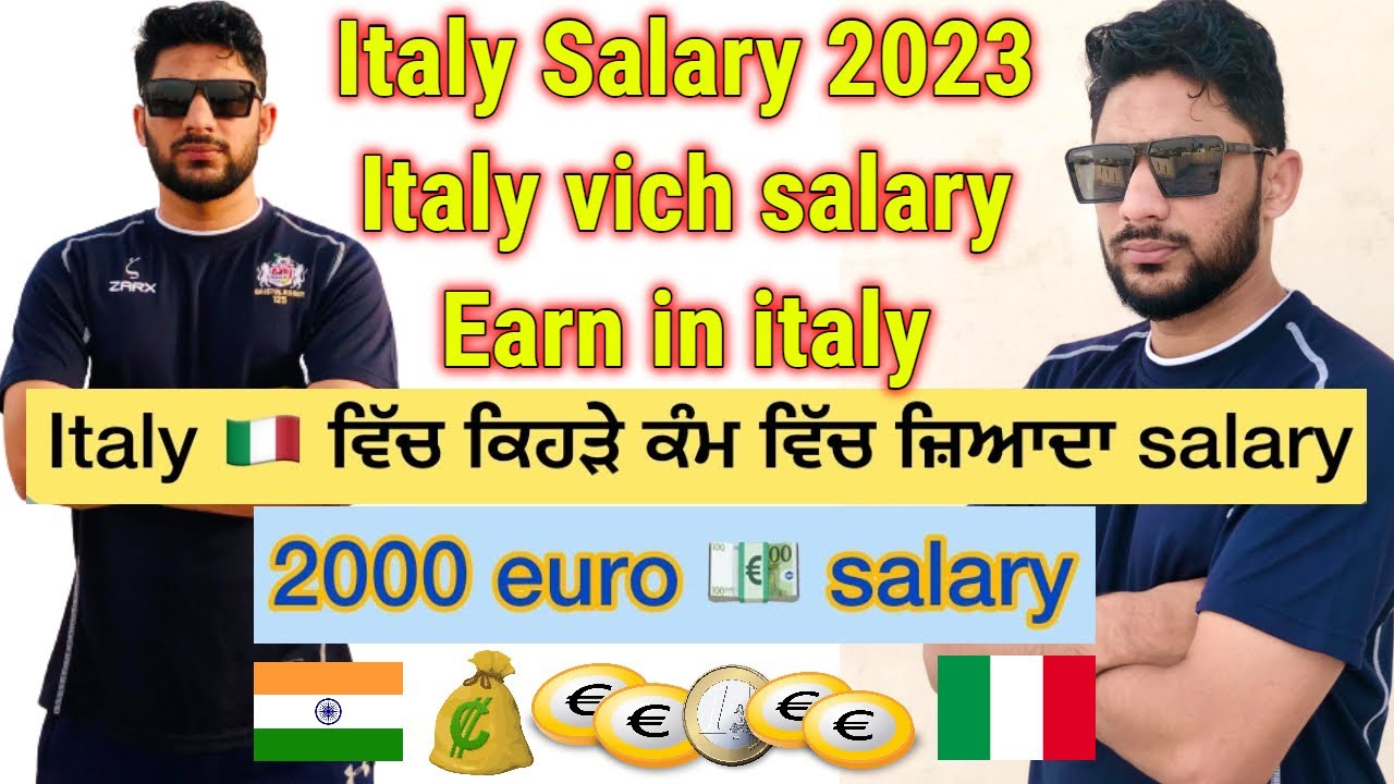 Italy Salary 2023$Jobs In Italy🤑Italy🇮🇹work salary/income in Italy ...