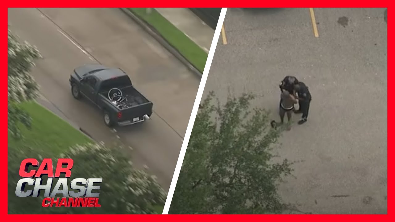SLOW SPEED CHASE: Bizarre ending when suspect wearing only underwear ...