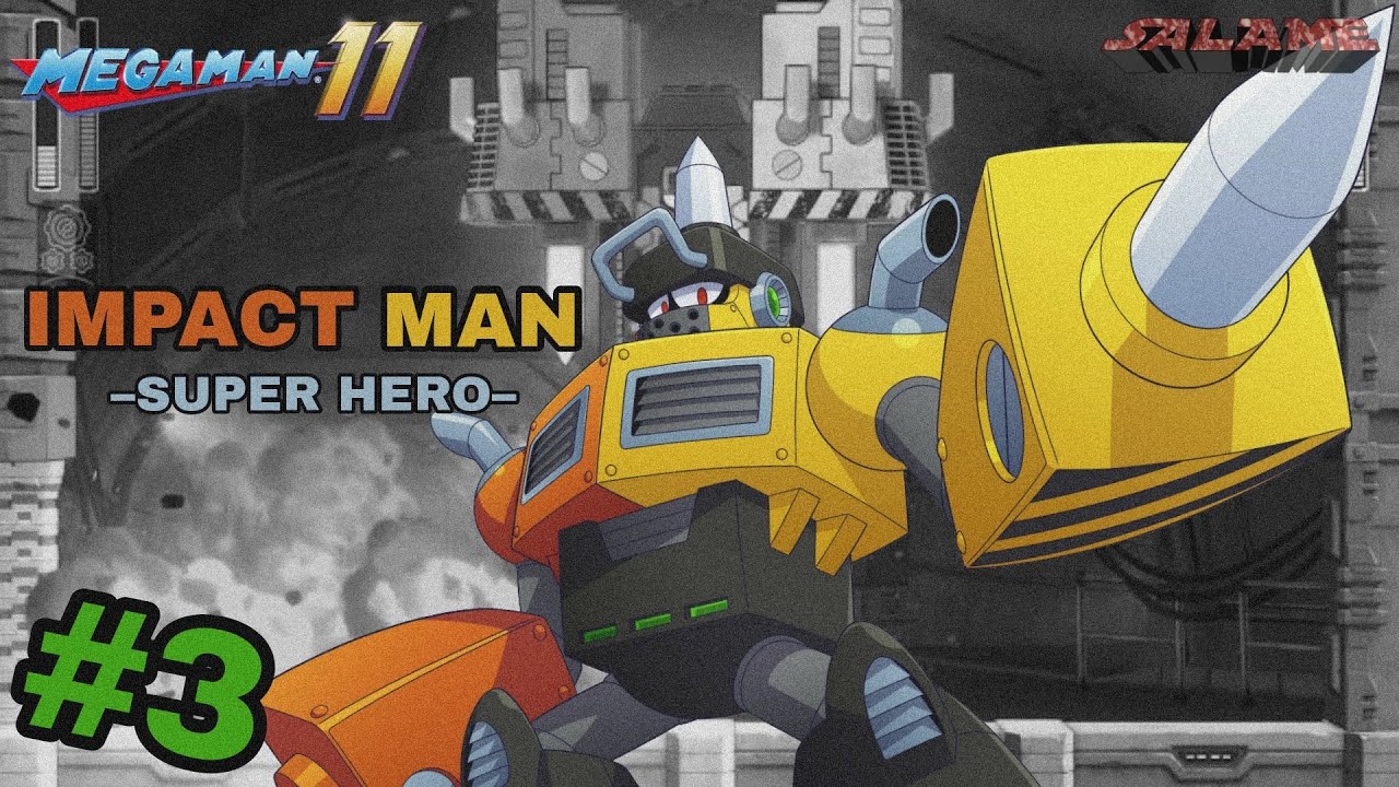 Megaman 11 • Impact Man Modo Superhero - YouTube