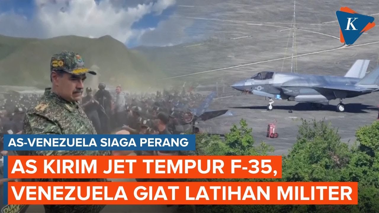 AS-Venezuela Siaga Perang, Jet Tempur F-35 Dikerahkan, Latihan Militer ...