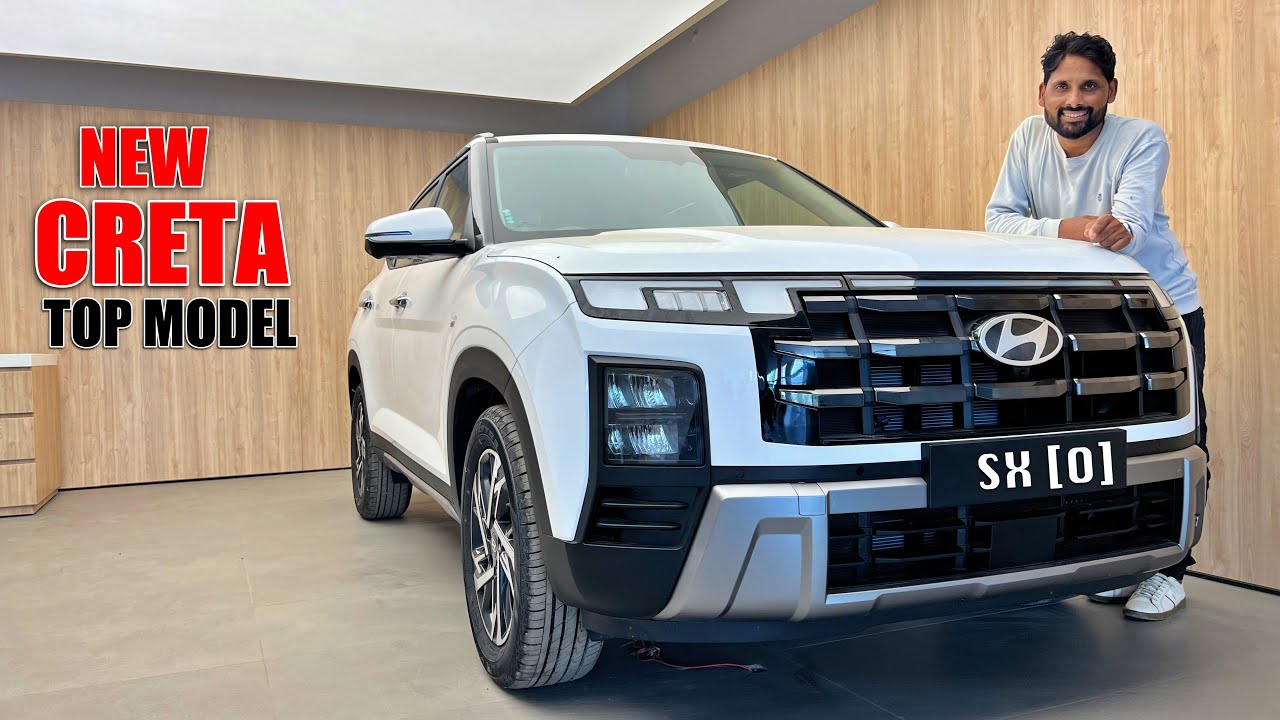 New Hyundai CRETA Facelift 2024 Top Model Launch Full Detail Review ...