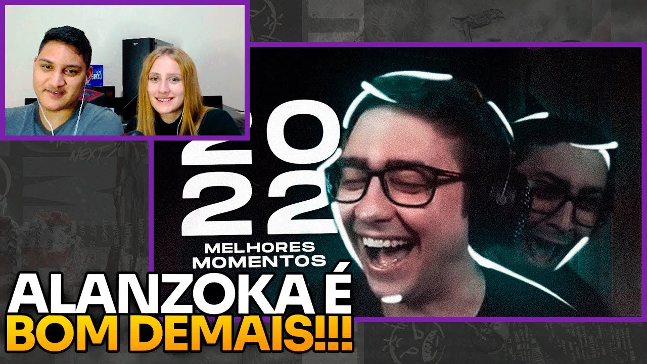 REACT EM CASAL - MELHORES MOMENTOS DO ALANZOKA | (2022) (funny.) - YouTube