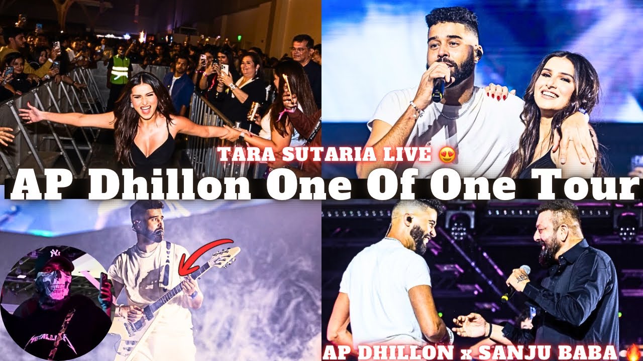 @APDHILLON One Of One Tour Mumbai 🇮🇳 | Sanjay Dutt & Tara Sutaria ...