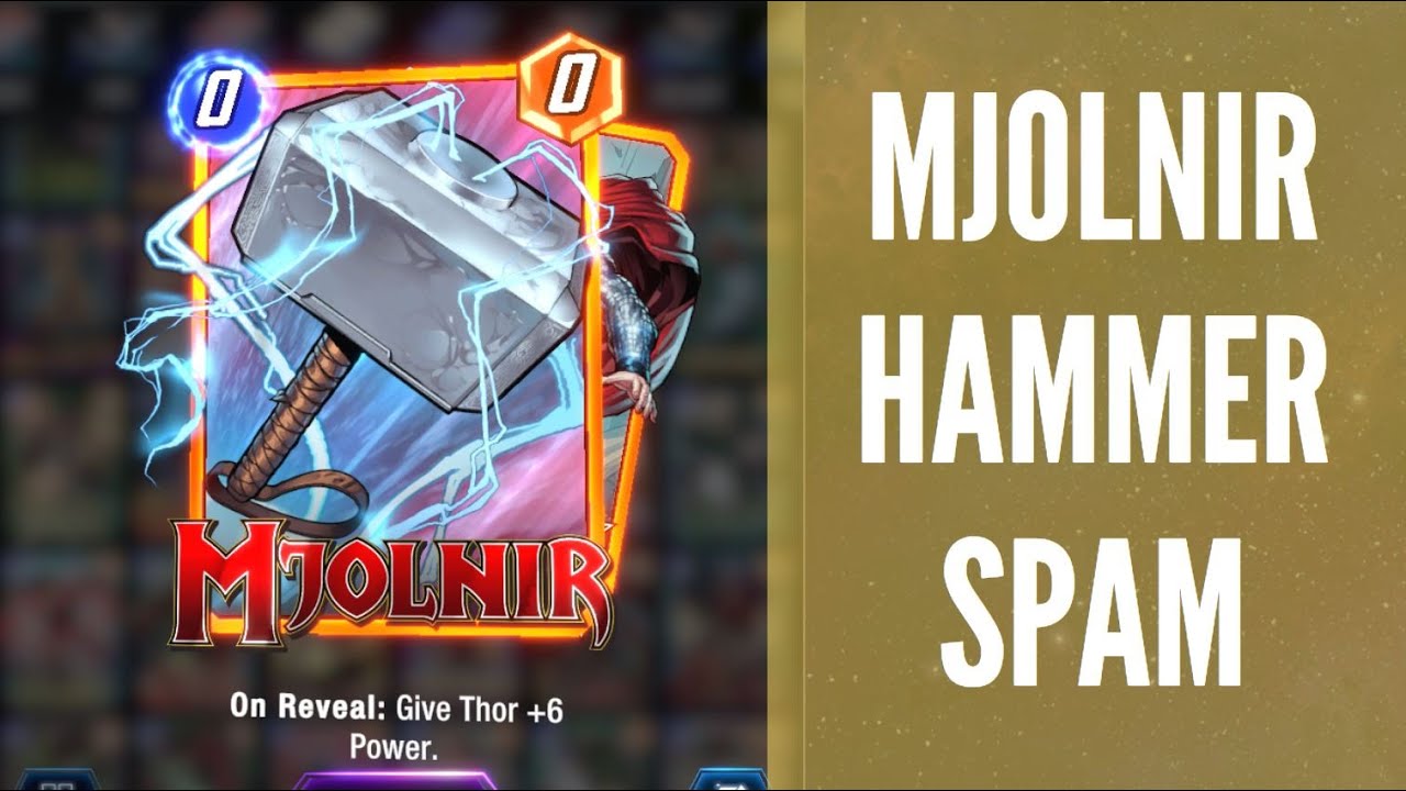Marvel Snap Rank 10 | x2 Thors and x3 Mjolnir - YouTube
