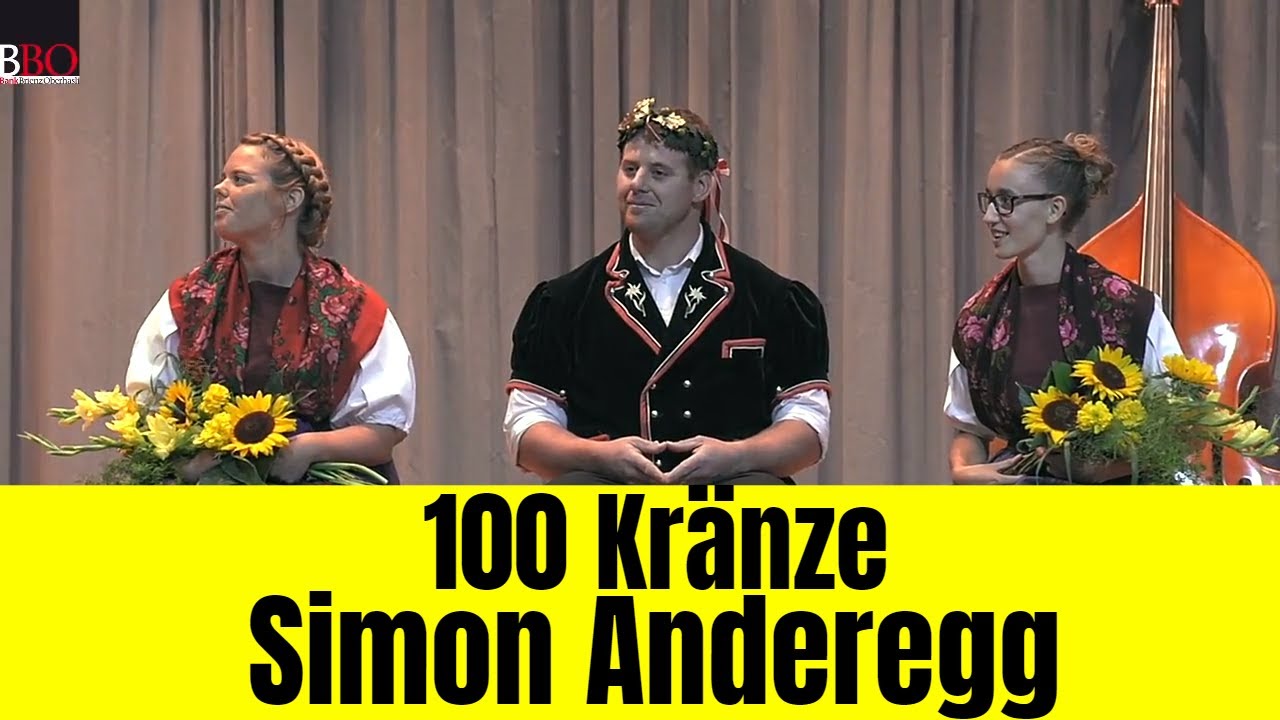 100 Kränze für Simon Anderegg 2018 - YouTube