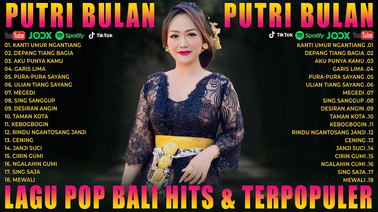 PUTRI BULAN - LAGU POP BALI HITS & TERPOPULER - YouTube