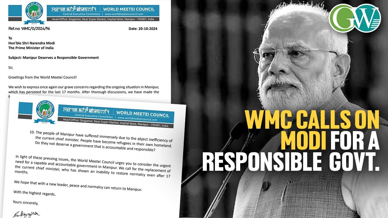 WORLD MEETEI COUNCIL URGES PM MODI TO REPLACE BIREN SIGN AS CHIEF ...