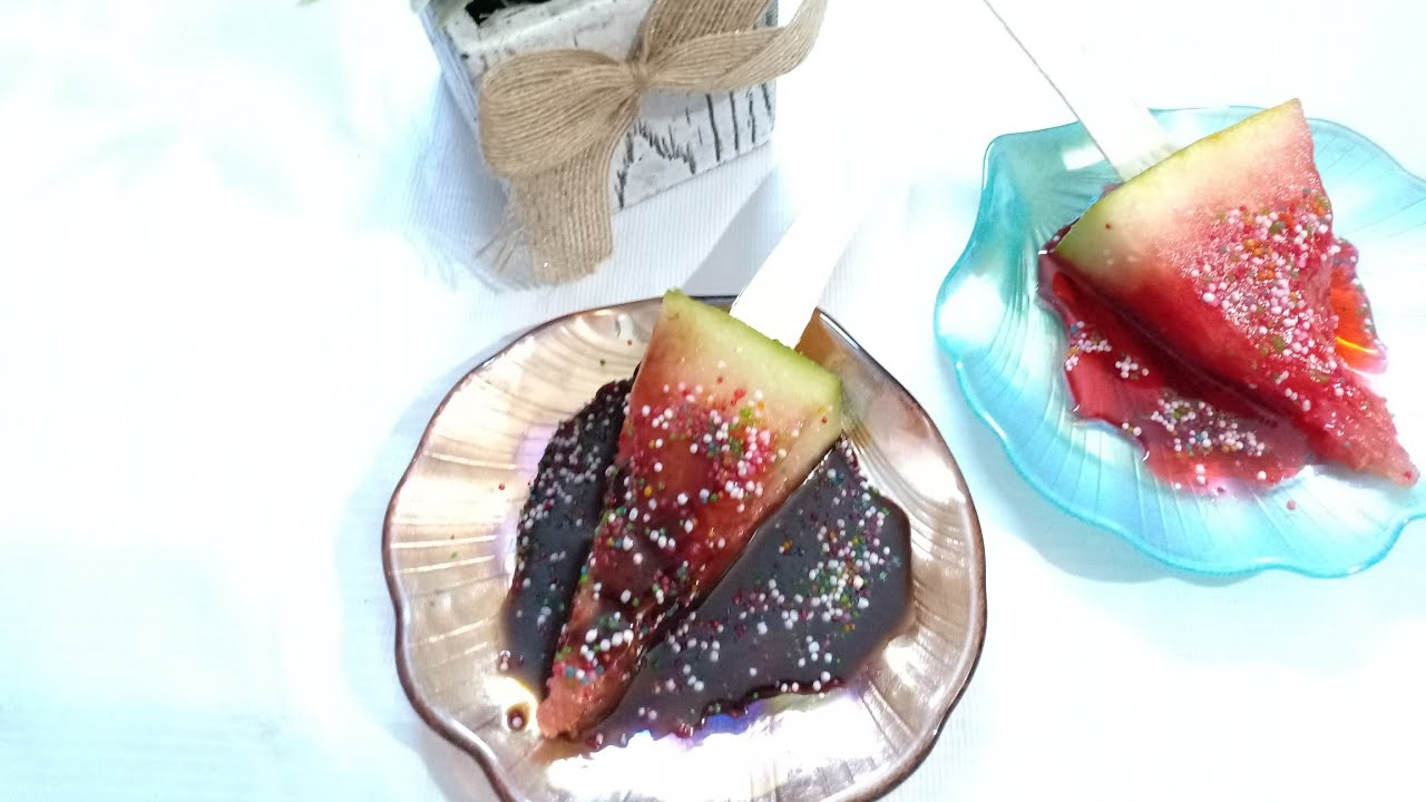 Simple and Easy Ways of Watermelon Popsicle Toppings - YouTube