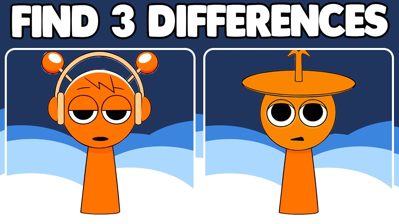 Can you Focus and Find three Differences in the Incredibox SPRUNKI less ...