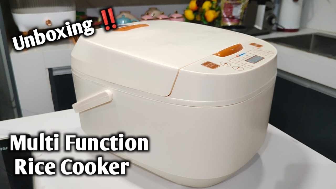 Multi Function rice cooker ang ganda - YouTube