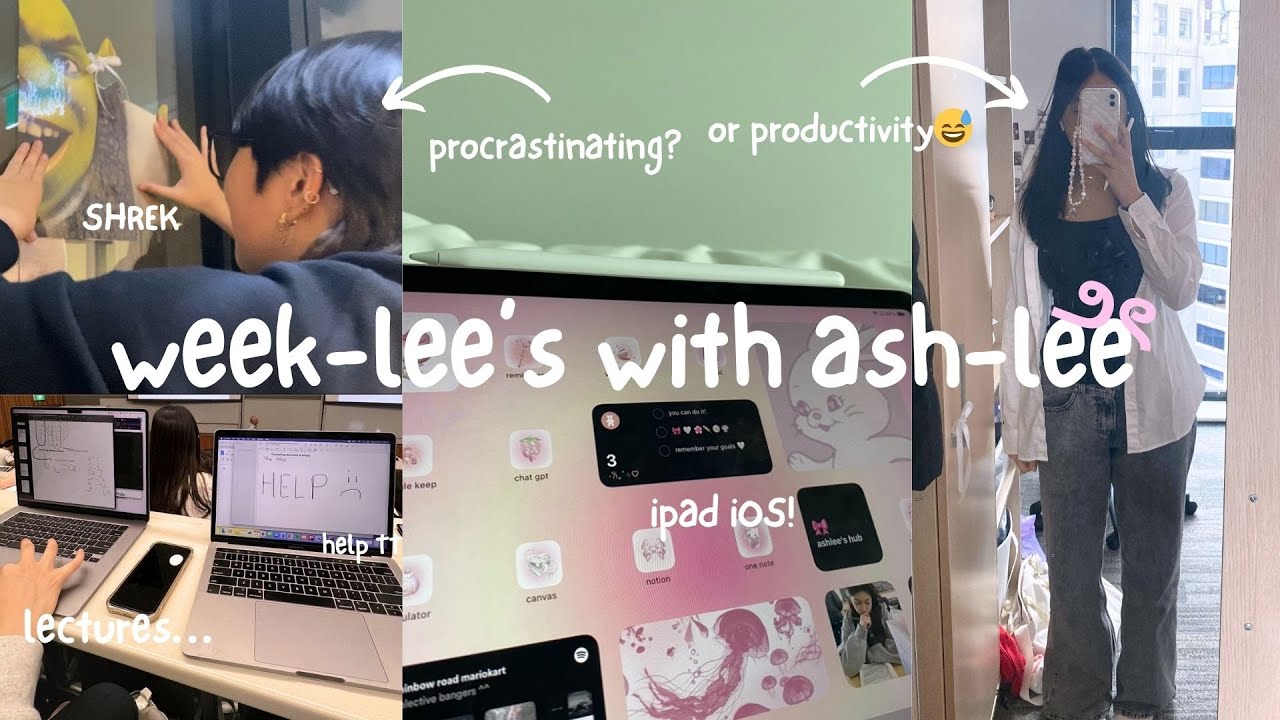 WEEK-LEE'S W ASH-LEE ౨ৎ˚ ˖ ࣪ | study/uni vlog, ipad unboxing, getting ...