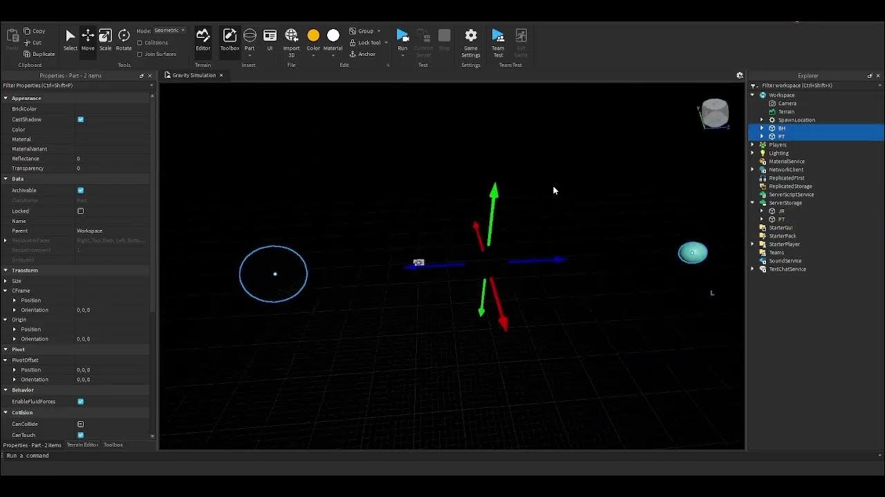 Roblox Newtonian Gravity Simulation - YouTube