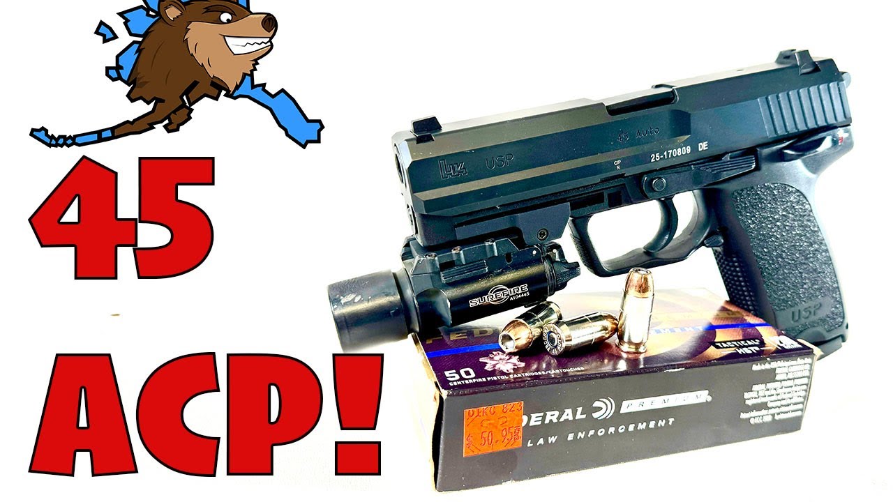 Federal Law Enforcement 45 Auto +P 230 gr Tactical HST: HK USP Test ...