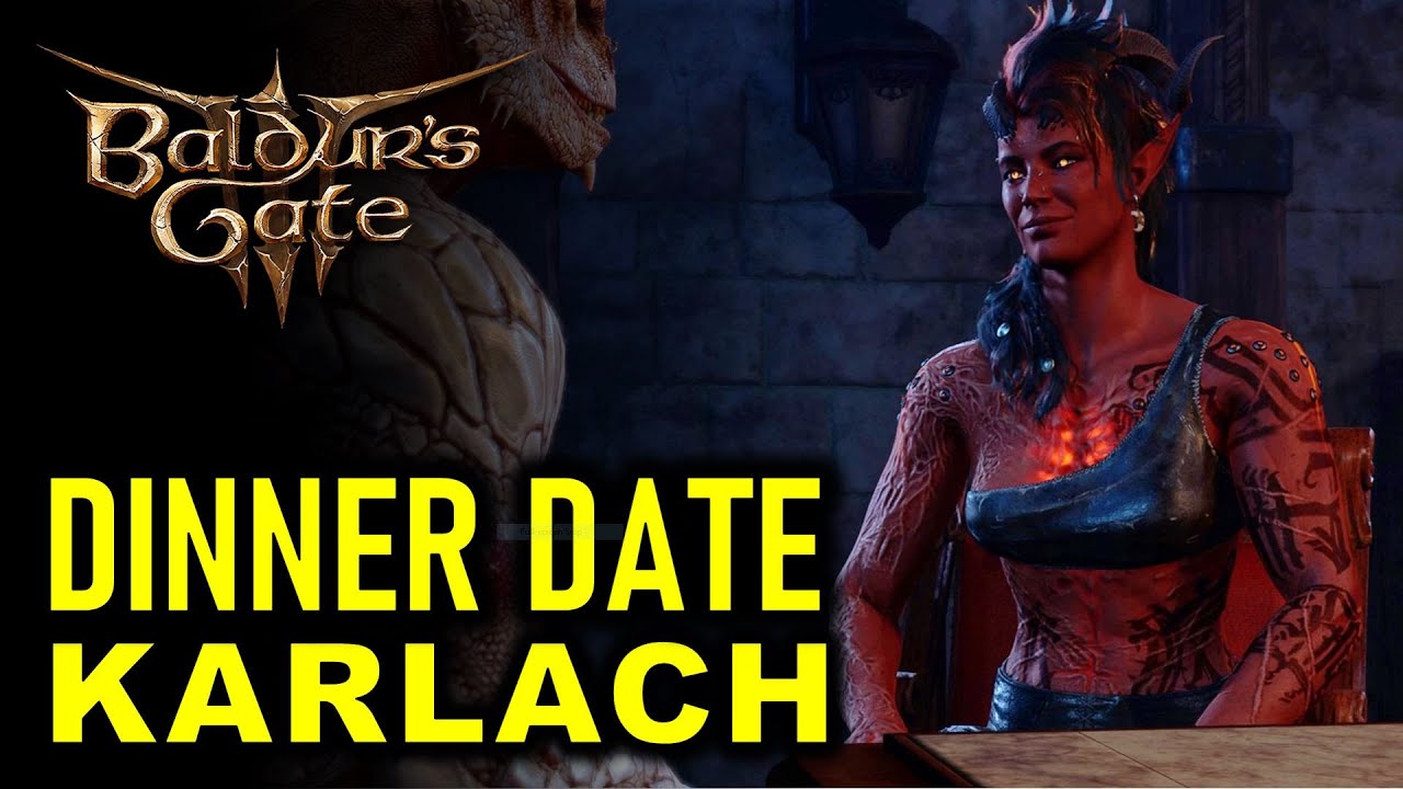 Dinner Date with Karlach | Baldur's Gate 3 (BG3) - YouTube