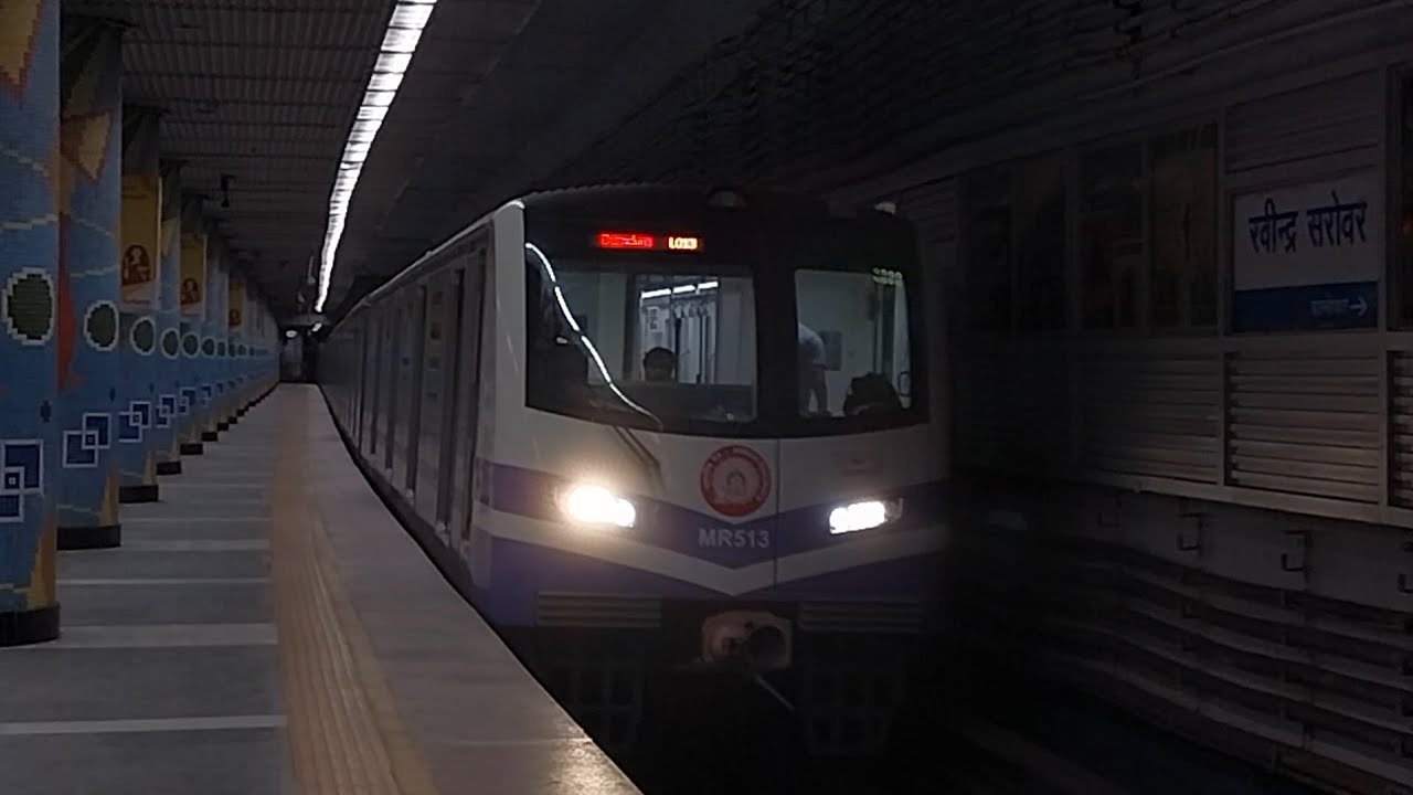 Kolkata Metro: Factory Fresh 13th Chinese CRRC rake First time on ...