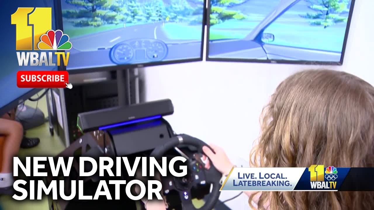 New Anne Arundel County library driving simulator - YouTube