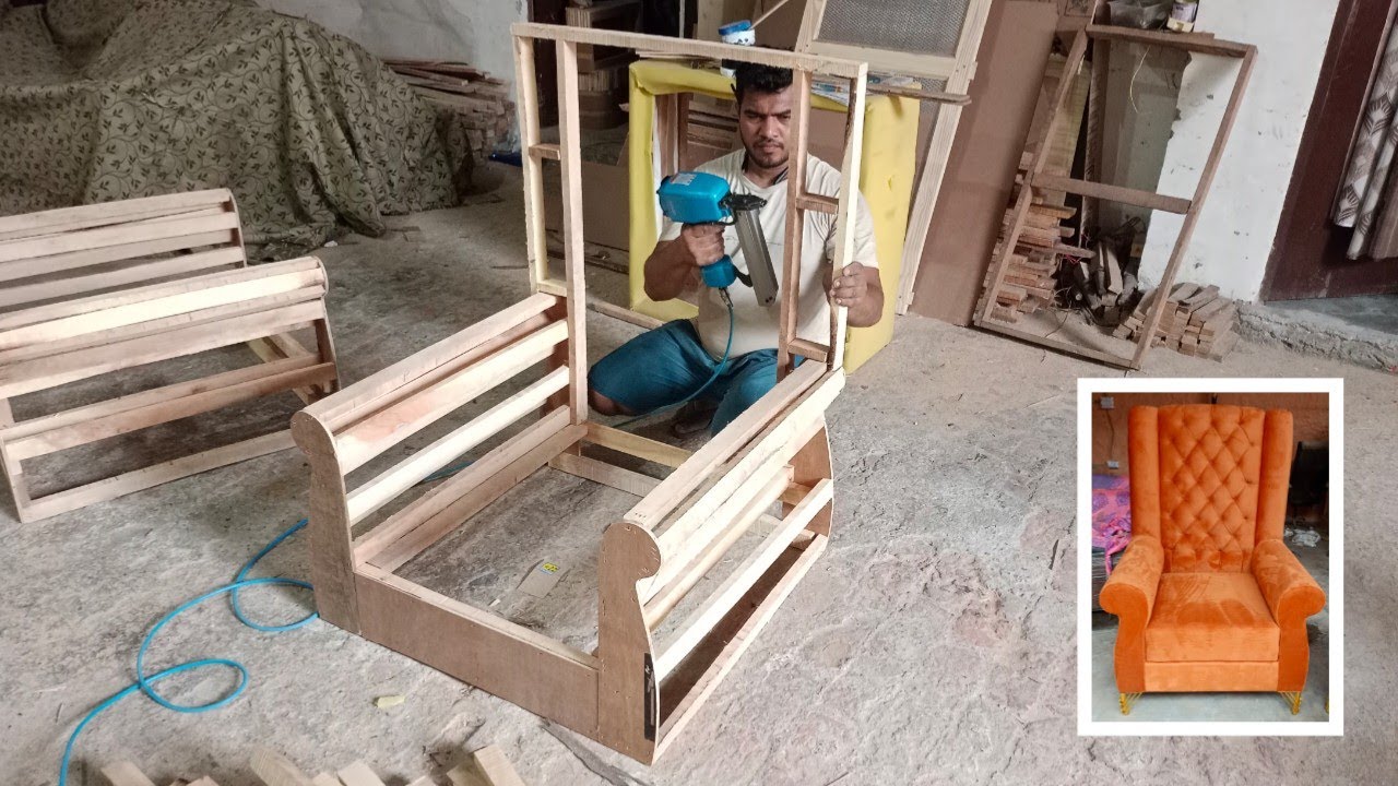 making chair at home - YouTube
