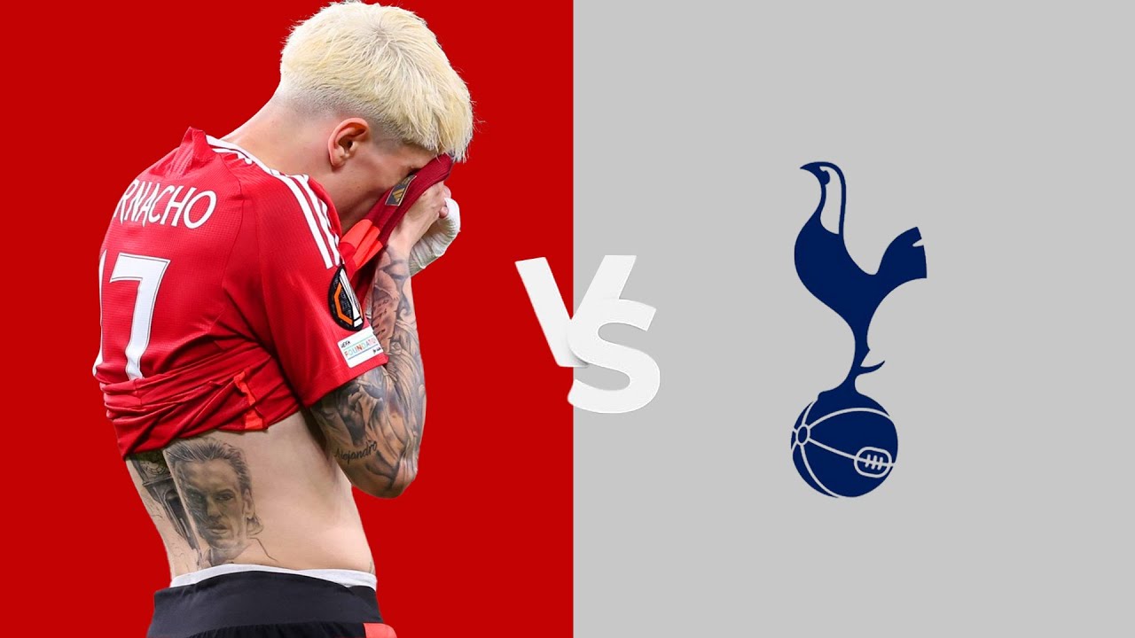 Alejandro Garnacho vs Tottenham Hotspur | UEFA Europa League 2024/2025 ...