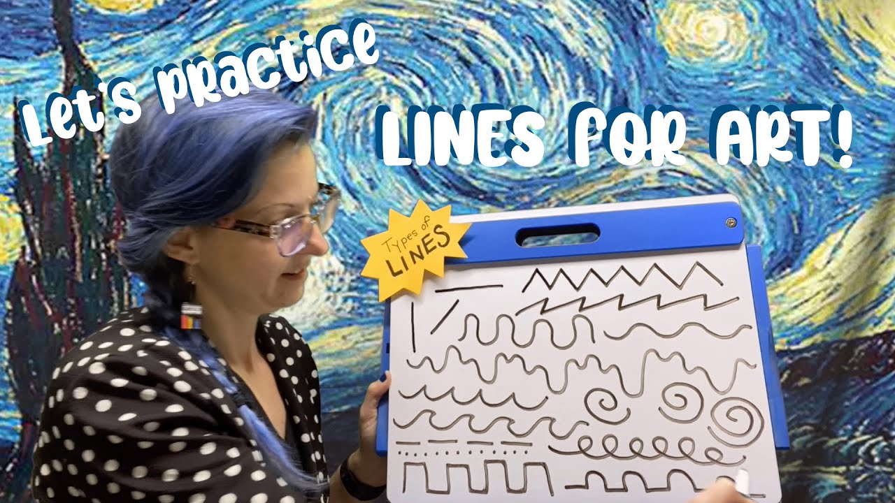 Let's Practice Lines in Art! - YouTube