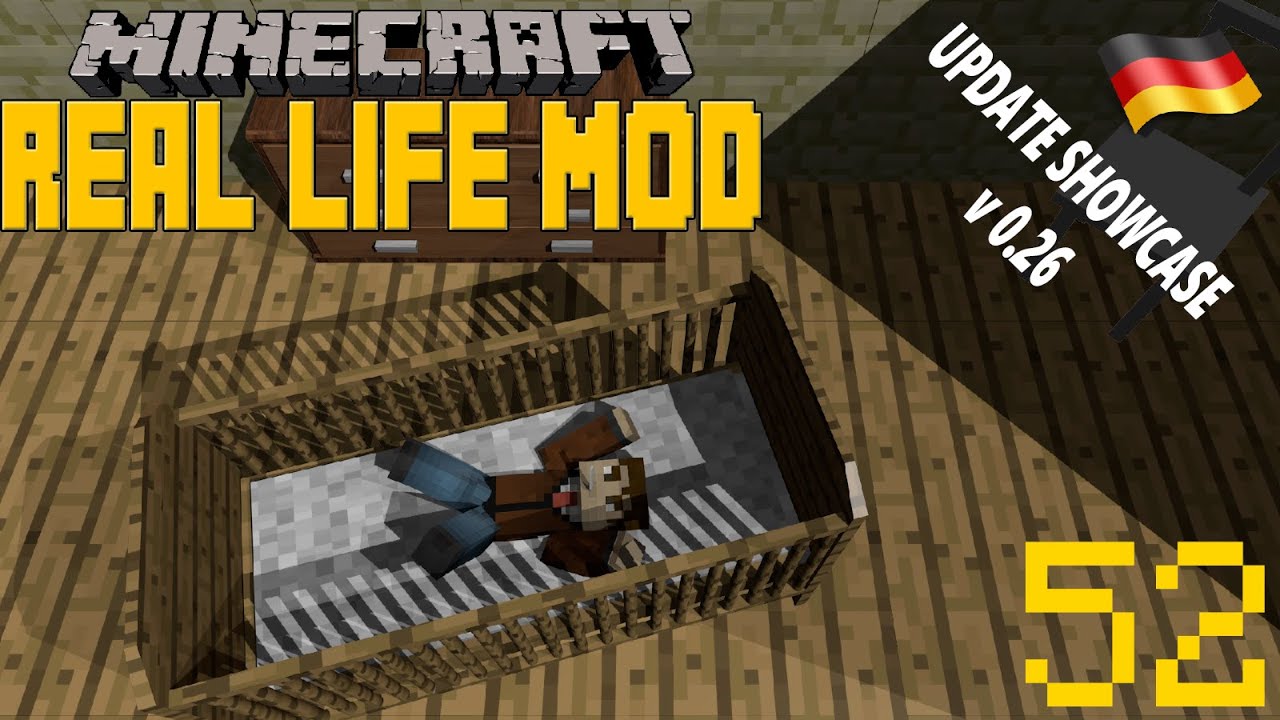 Minecraft Real Life Mod Let's Show Progress [052]-Update 0.26!!! - YouTube