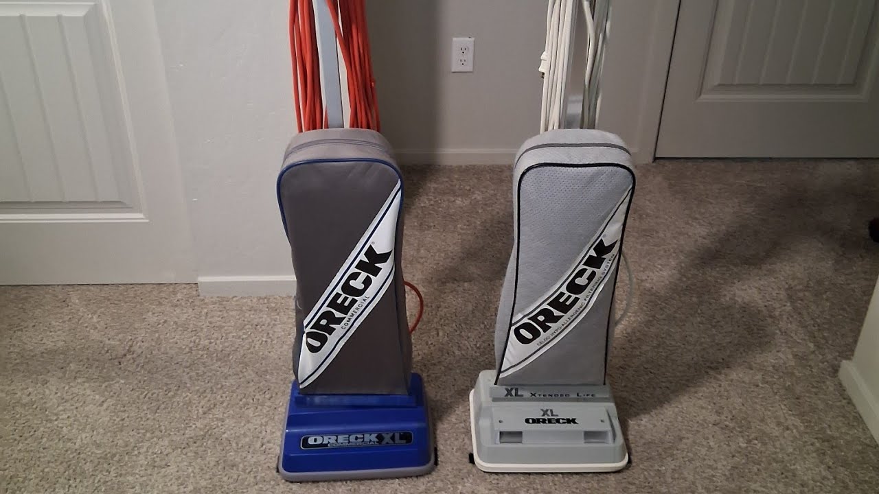 Oreck XL Commercial VS Oreck XL Classic - YouTube