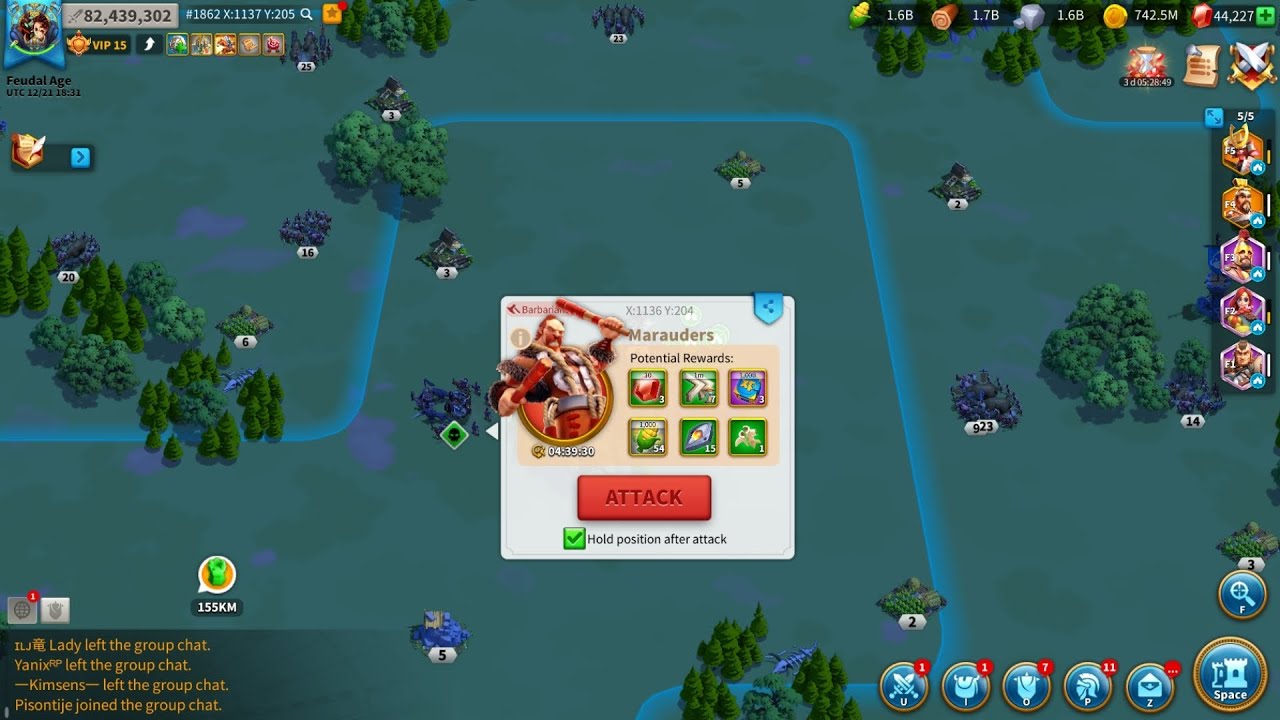 ROK ! 1862 ! Marauders Pre-KvK - YouTube