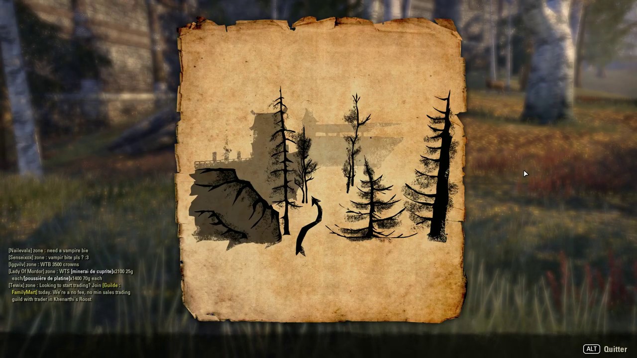 The Elder Scrolls Online - Treasure Map - The Rift (La Brèche) I - YouTube