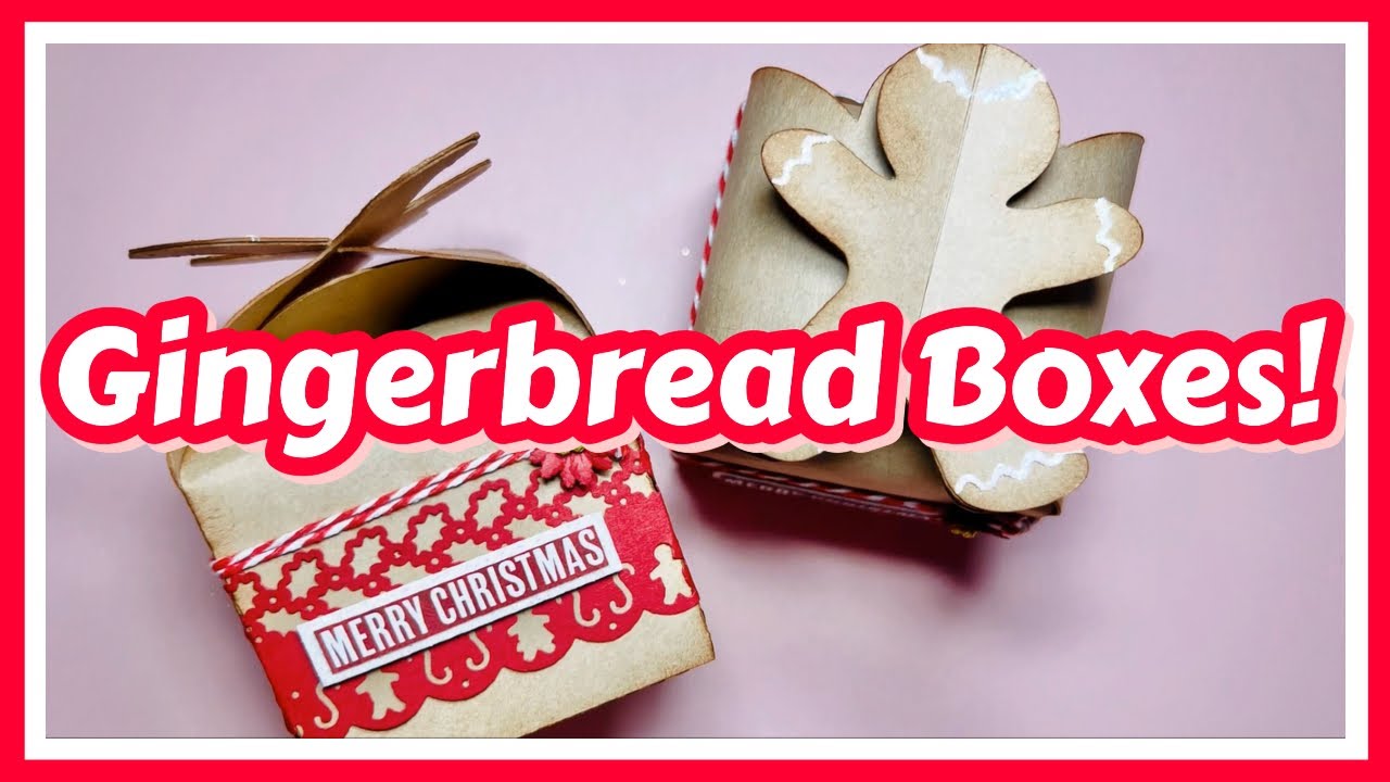 ⭐ GINGERBREAD BOXES! COME SEE!!! #satmornmakes #gingerbread ⭐ - YouTube