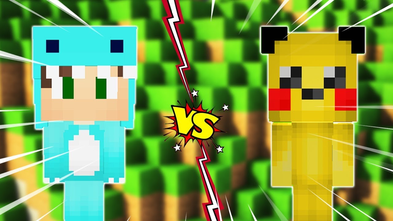 PIKACHU MIKE 2 VS BEBE MILO EN MINECRAFT | BATALLA DE PERSONAJES EN ...