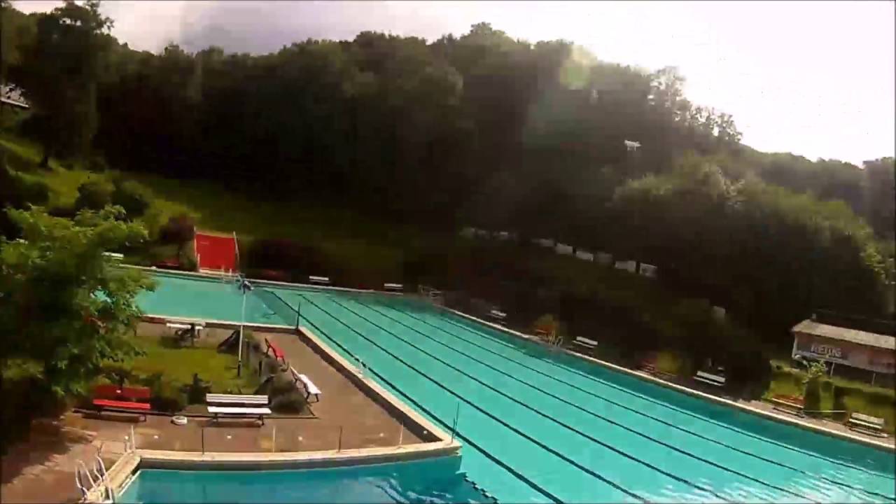 5 Meter Sprungturm Freibad Lindenfels - YouTube