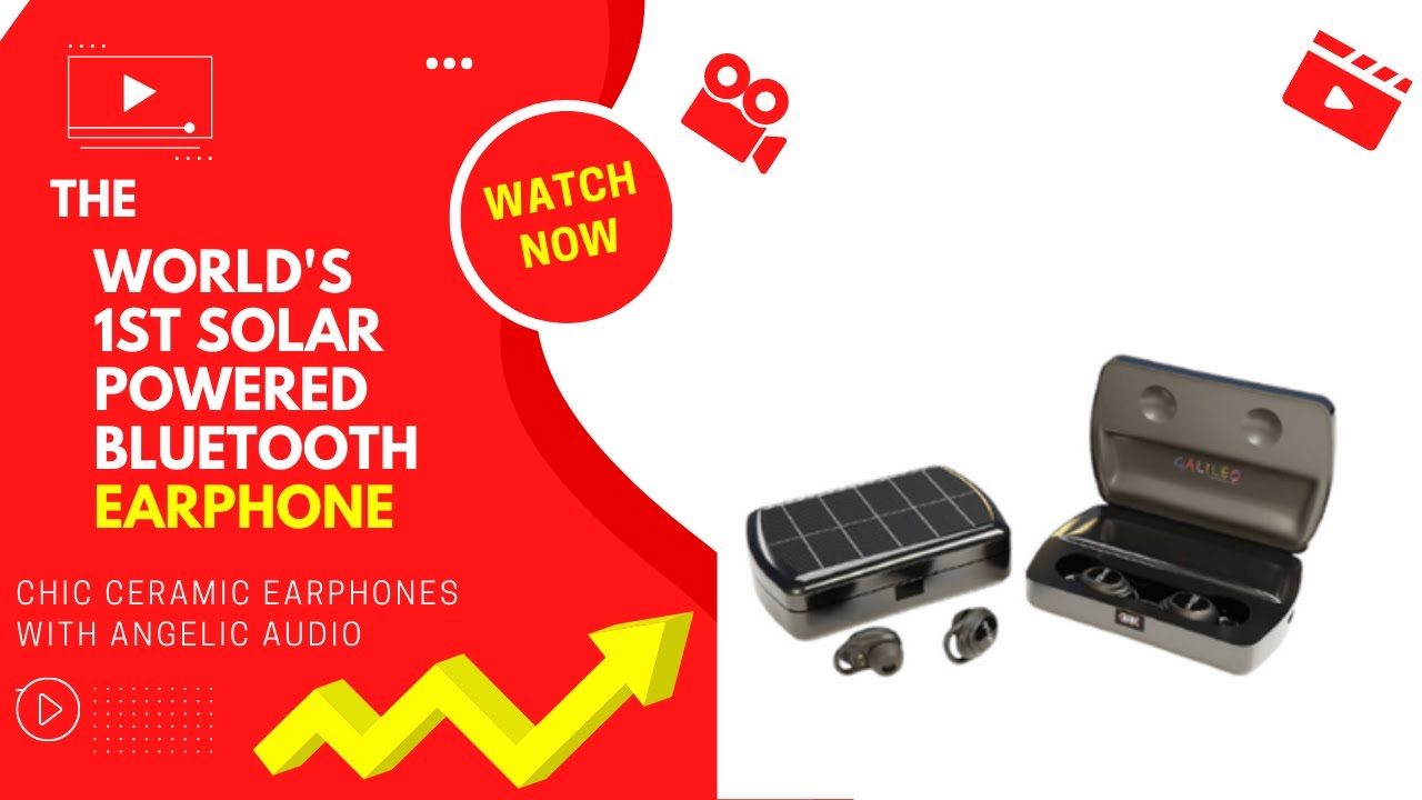 YMHMIBIAWGYC - The world's first solar powered Bluetooth earphone - YouTube