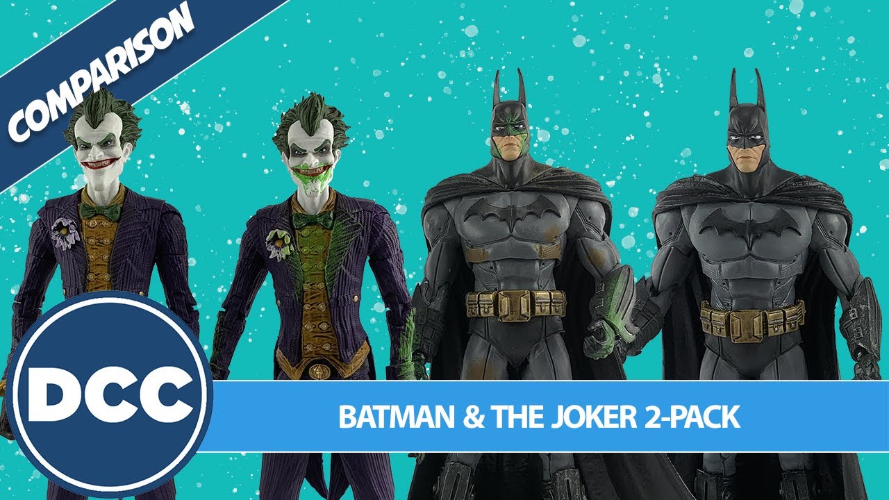 McFarlane Toys DC Multiverse Arkham 2-Pack Comparison [Review] - YouTube