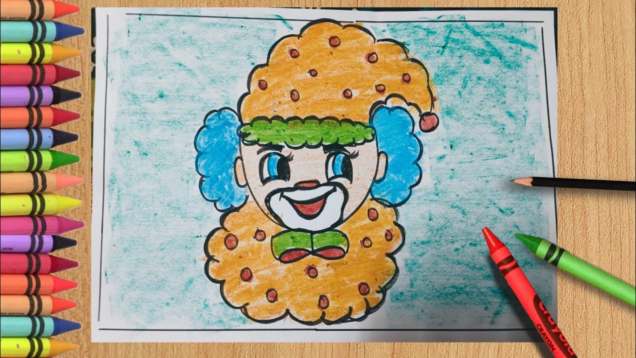 Easy way to make clown face - YouTube