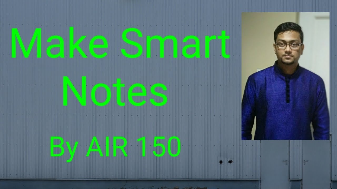 How to Make Smart Notes for GATE | By AIR 150 - YouTube