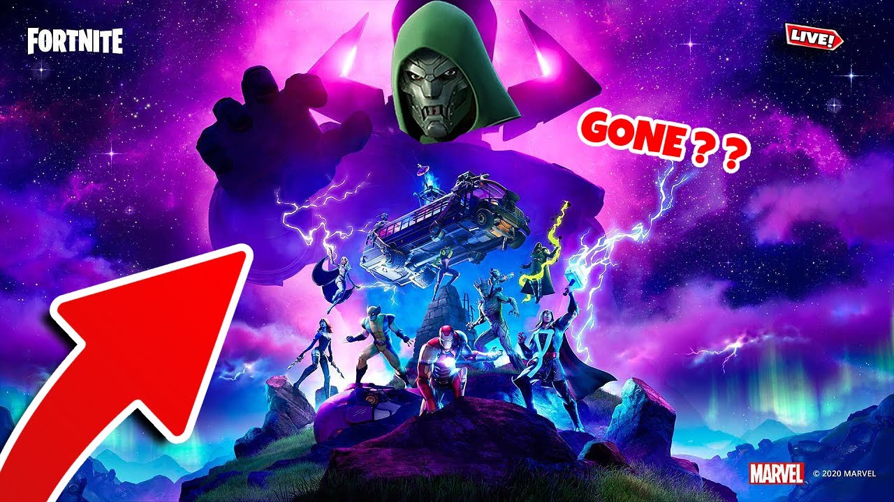 [LIVE] Fortnite - DOCTOR DOOM is GONE!!? (Chapter 5, Season 4) - YouTube