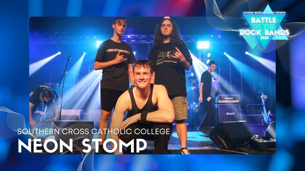 NEON STOMP - Southern Cross Catholic College - Live at BOTRB 2024 - YouTube