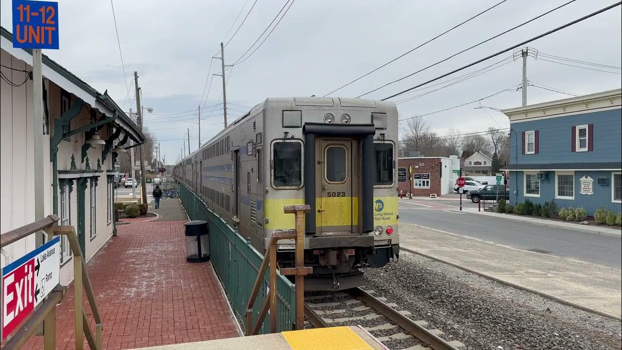 MTA Long Island Rail Road Port Jefferson Branch Trains @ Saint James (3/1/25) - YouTube