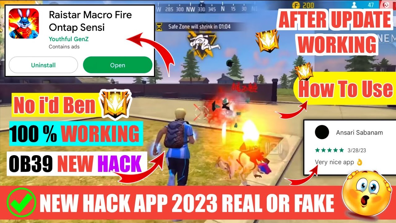 Raistar macro onetap sensi ff hack app | Free Fire 100% Working headshot hack app After Update ...