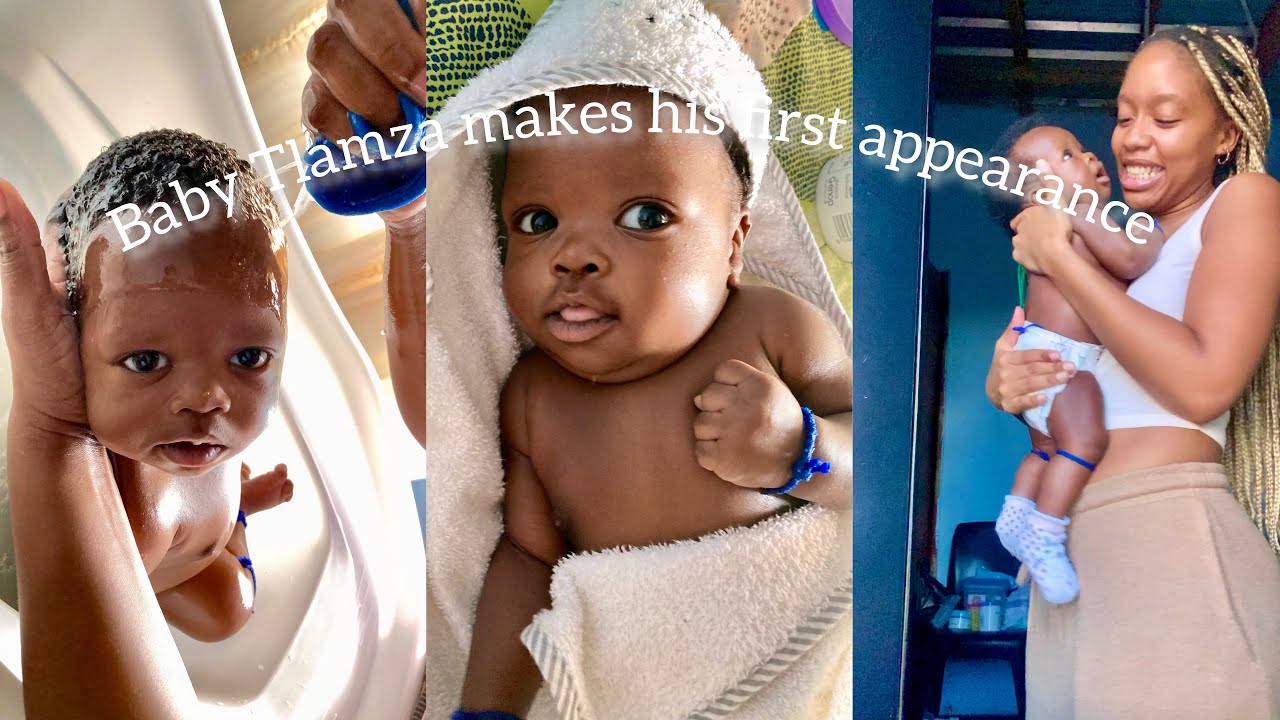 Baby Tlamza makes his first appearance | Vlog| The Growing Seed - YouTube