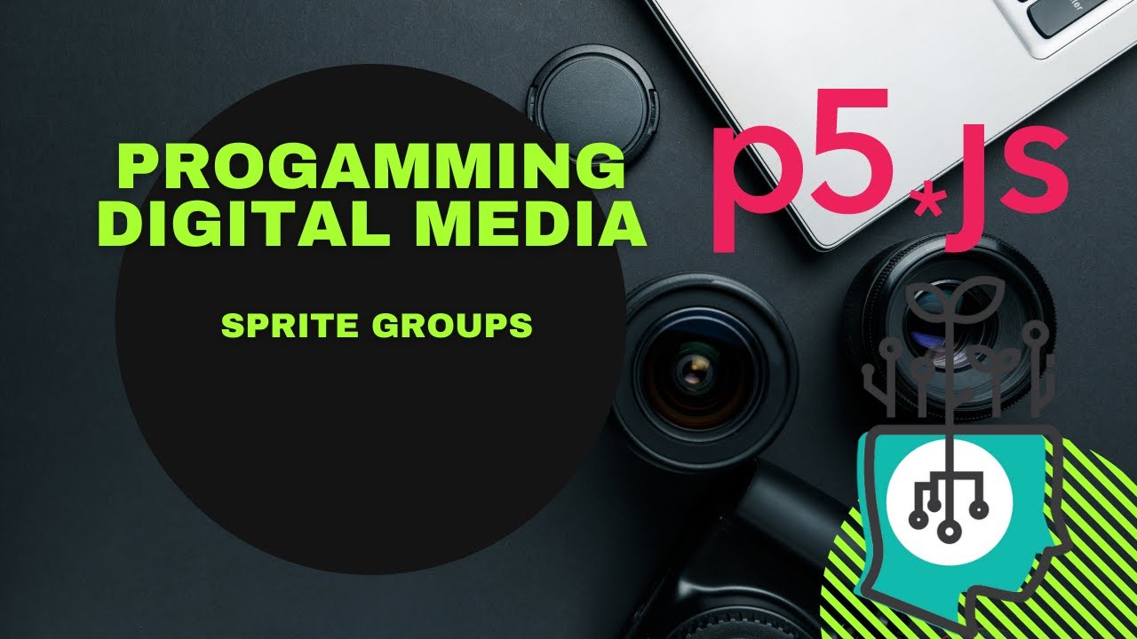 Working with sprite groups in p5.play - YouTube