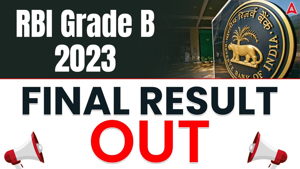 RBI Grade B Result 2023 Out | RBI Grade B Final Result | How to Check RBI Grade B Result 2023 ...