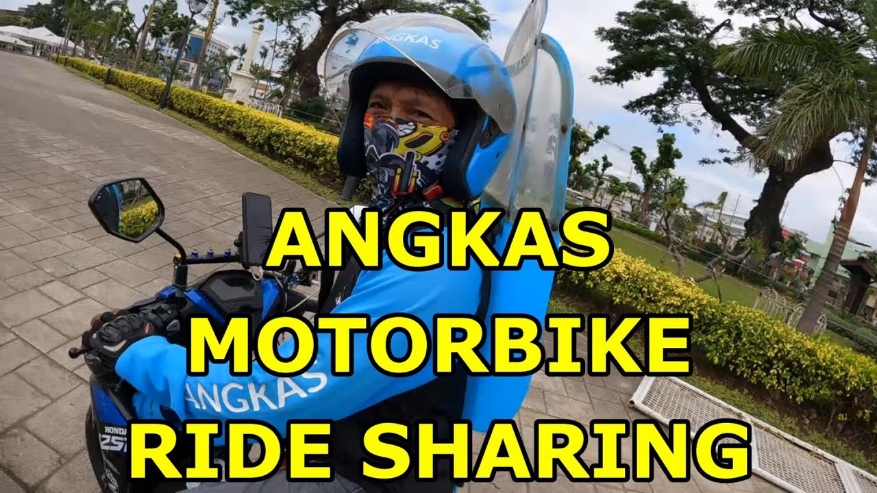 ANGKAS MOTORBIKE RIDE SHARING SERVICE, PHILIPPINES. HABAL HABAL ...