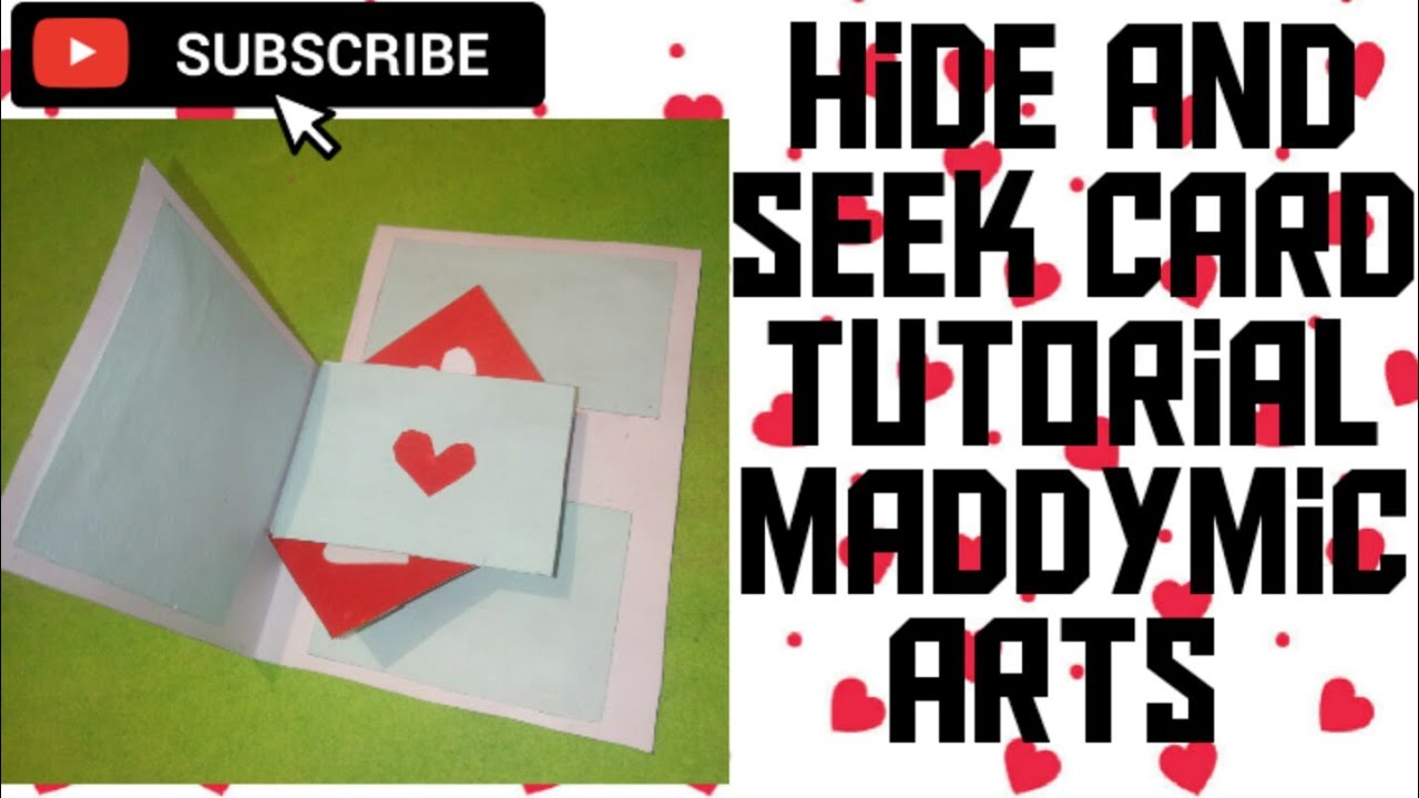 Hide and seek card tutorial | card tutorial | Maddymic arts - YouTube