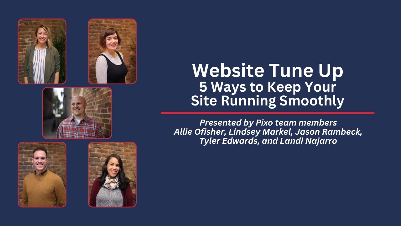 Website Tune Up - 5 Ways to Keep Your Site Running Smoothly presented ...