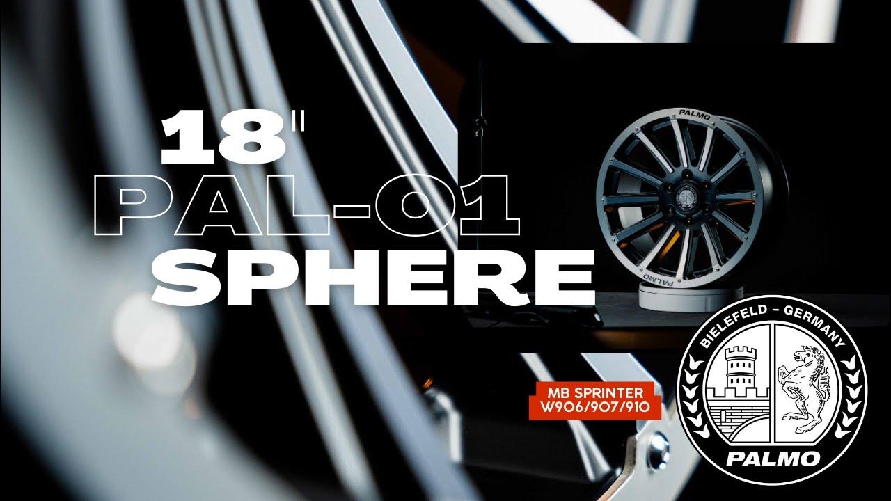 Presenting 18" Sphere (PAL-01) 18x9 ET20 premium alloy rims // palmo - YouTube