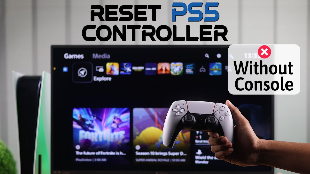 How to Reset PS5 Controller Without Console! [Beginners] - YouTube