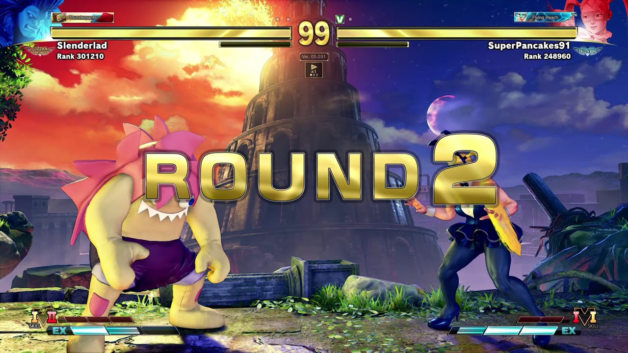 Street Fighter 5 newb silver mika ps4 - YouTube